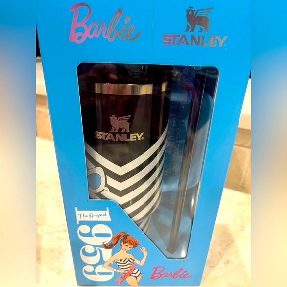 Barbie | Dining | Stanley Limited Edition Barbie Tumblers With Handles ...